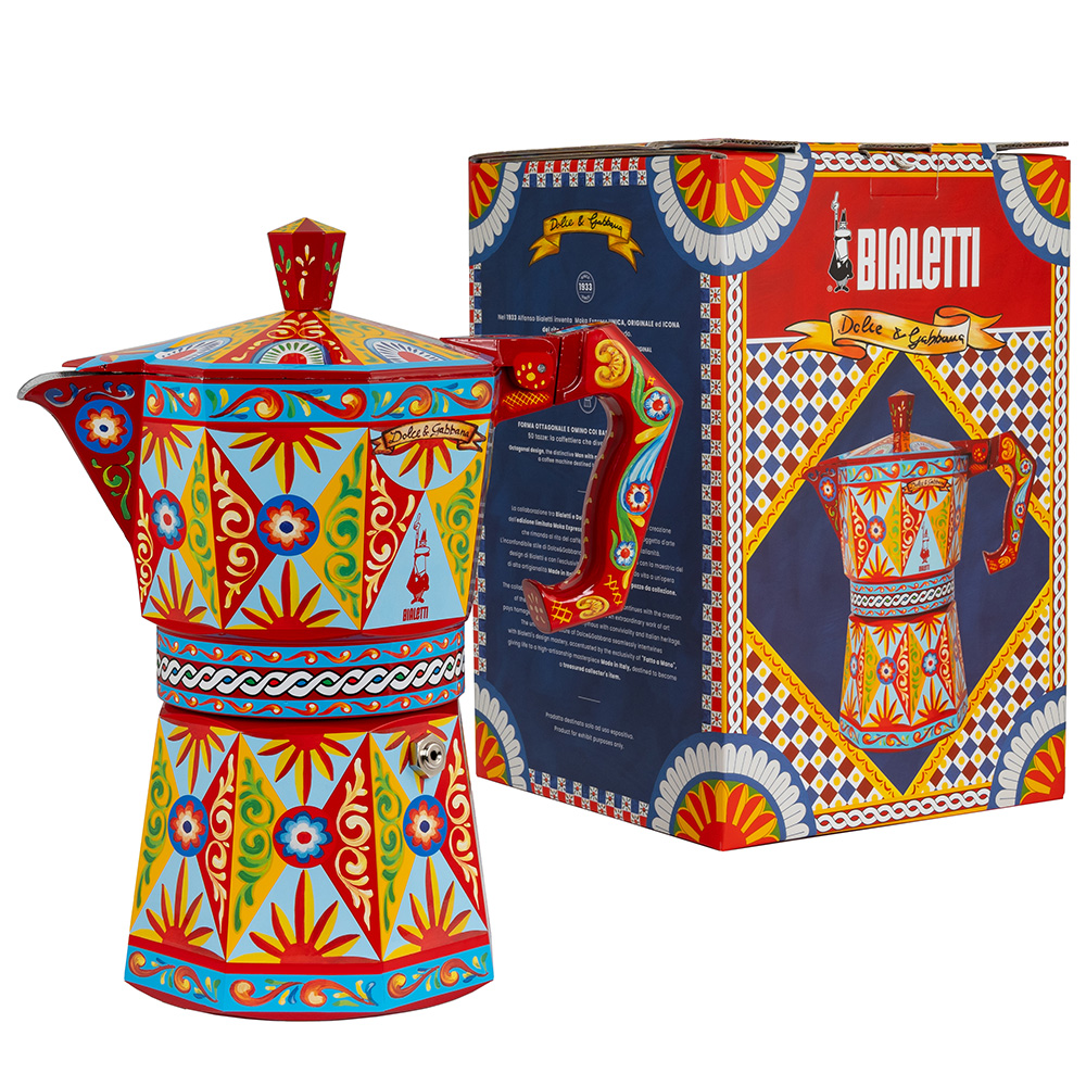 Moka Express Bialetti Dolce&Gabbana | Sicilian Cart 50 cupsCasolaro ...