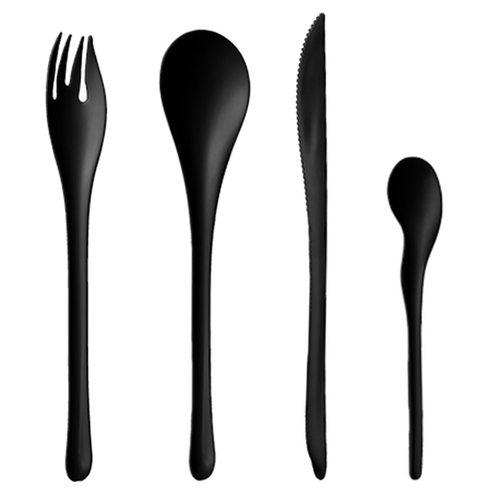 Compostable Black Eko Cutlery Casolaro Hotellerie SpA Casolaro ...