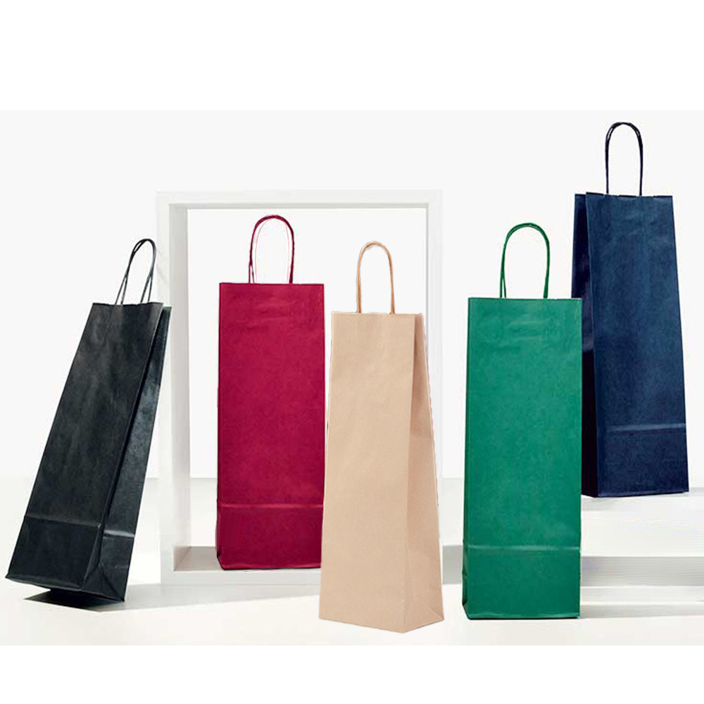 Set 25 bottle shoppers in avana sealing paper Casolaro Hotellerie SpA ...